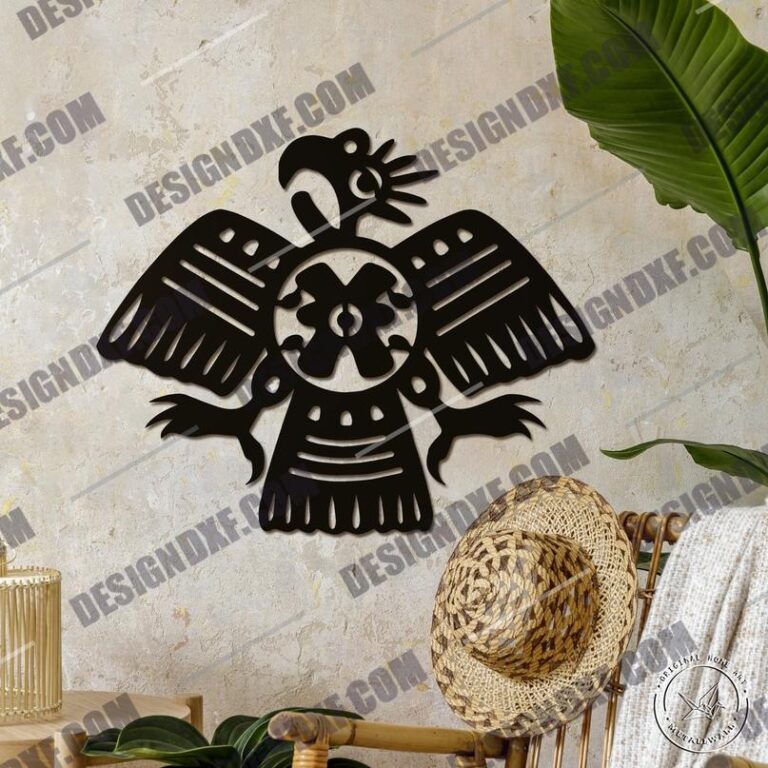 Aztec Eagle DXF Files for CNC Machines