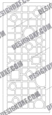 Panel 2 DXF File - CNC Cut Design
